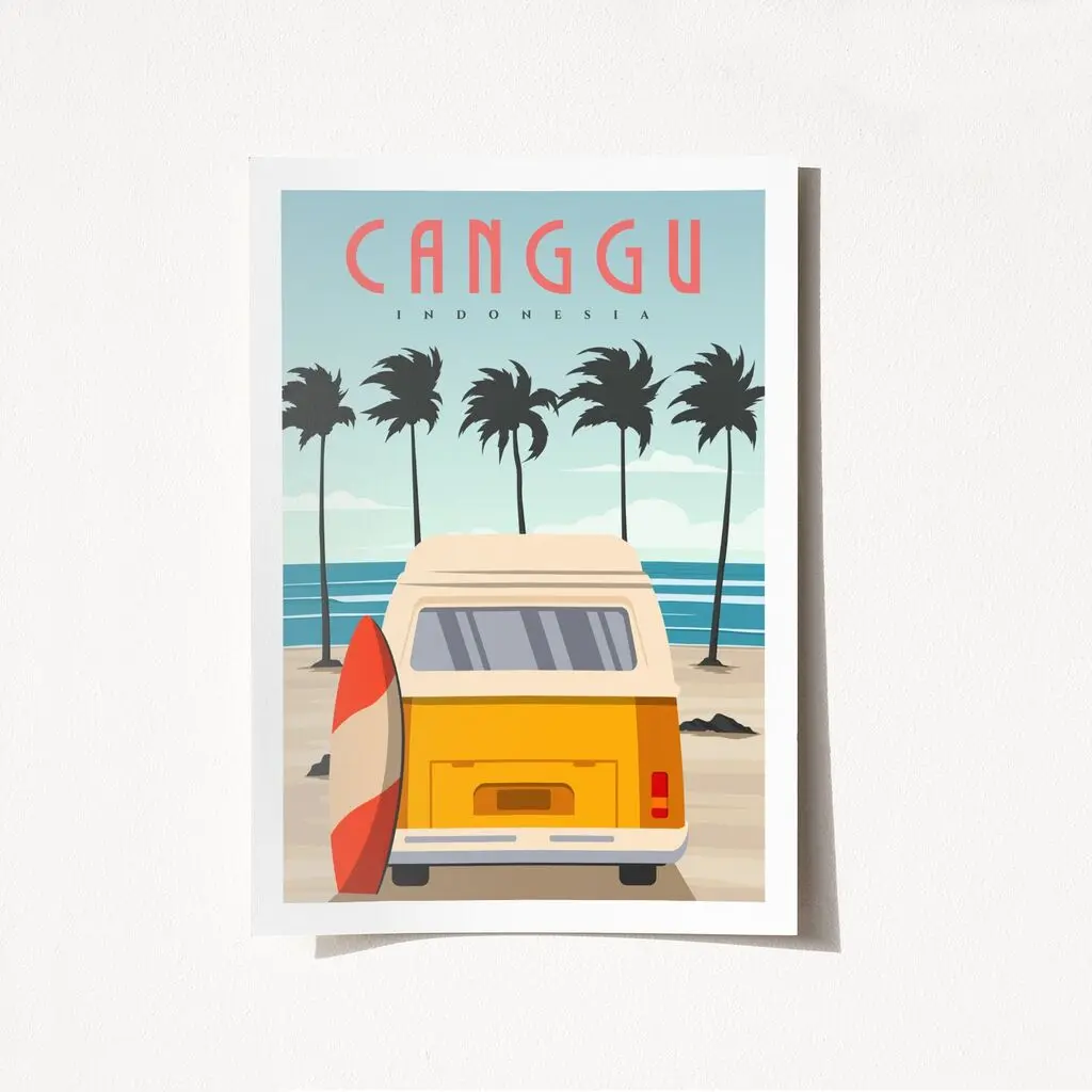 Wallity Poster Canggu-1991, 29,7x42 cm