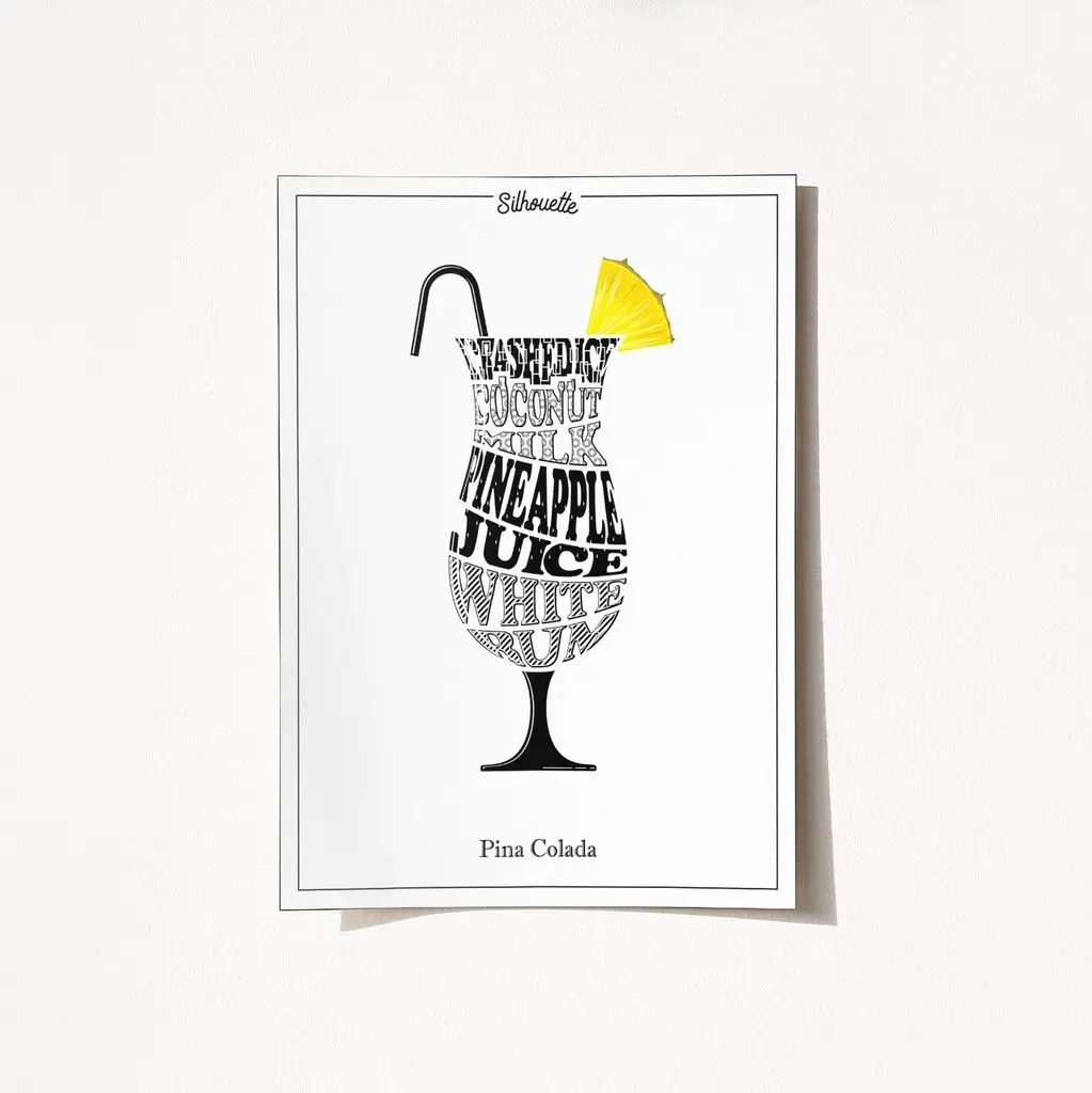 Wallity Poster Pina Colada-2048, 50x70 cm