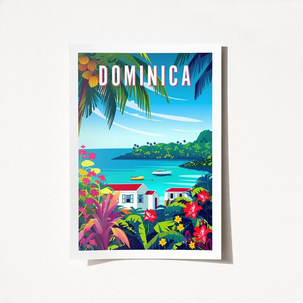 Wallity Poster Dominica-2012, 21x29,7 cm