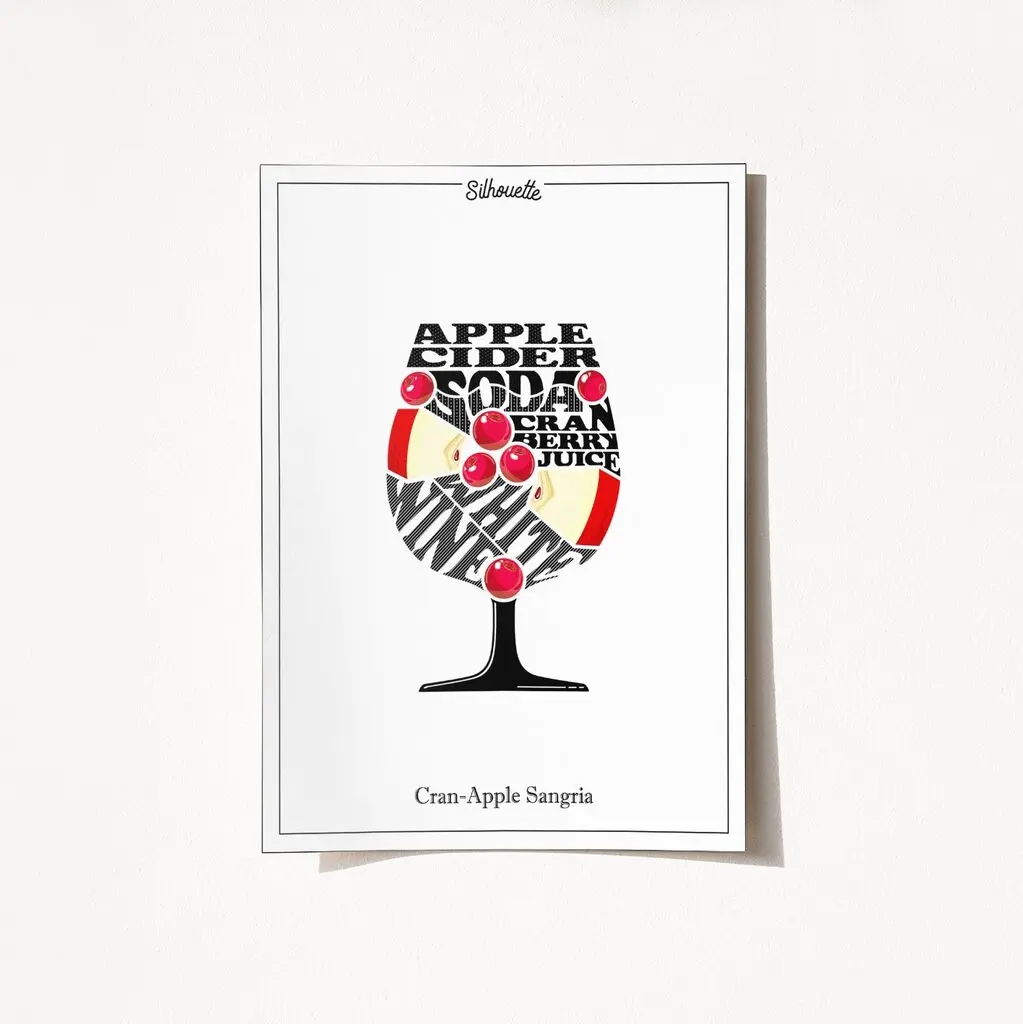 Wallity Poster Apple Sangria-2053, 29,7x42 cm