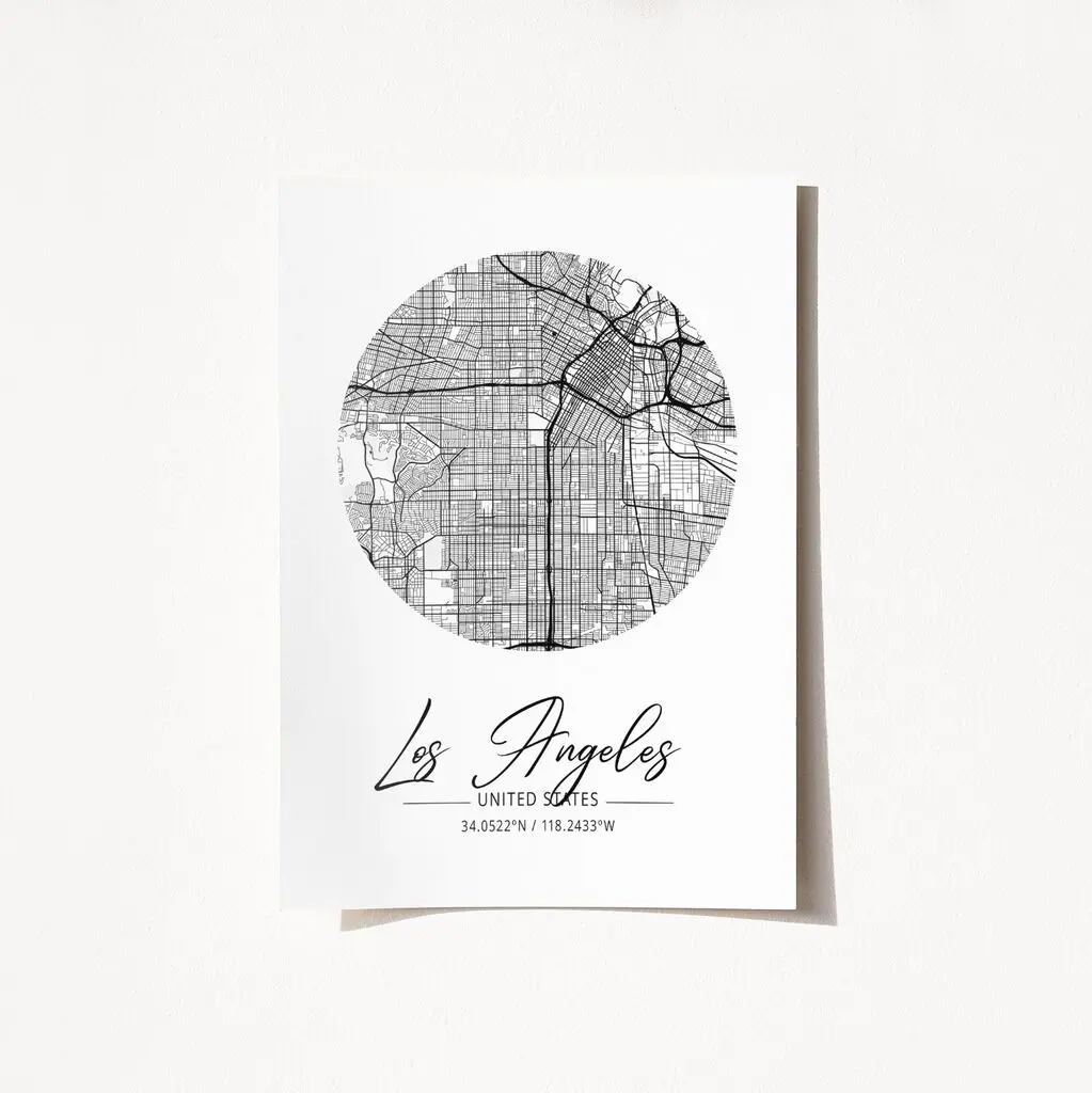 Wallity Poster Los Angeles-2076, 50x70 cm