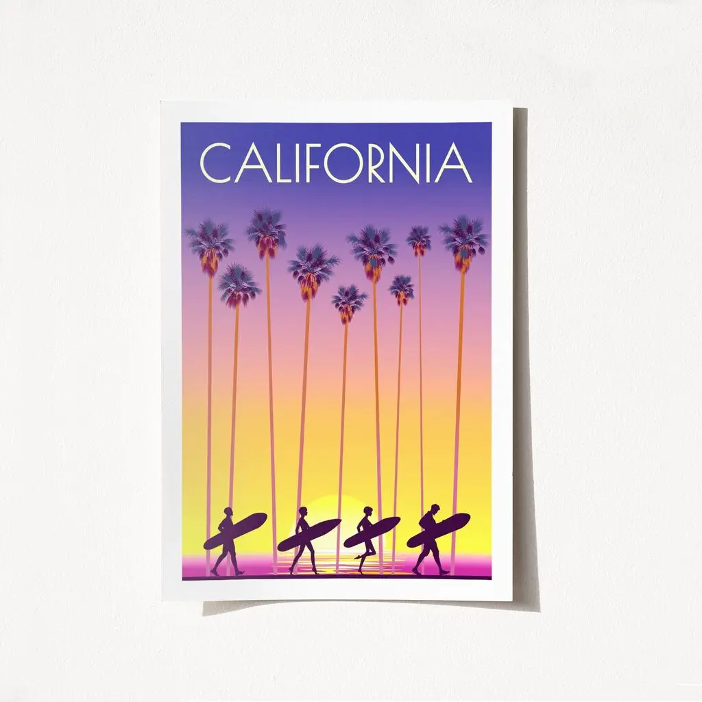 Wallity Poster California-2003, 29.7x42cm