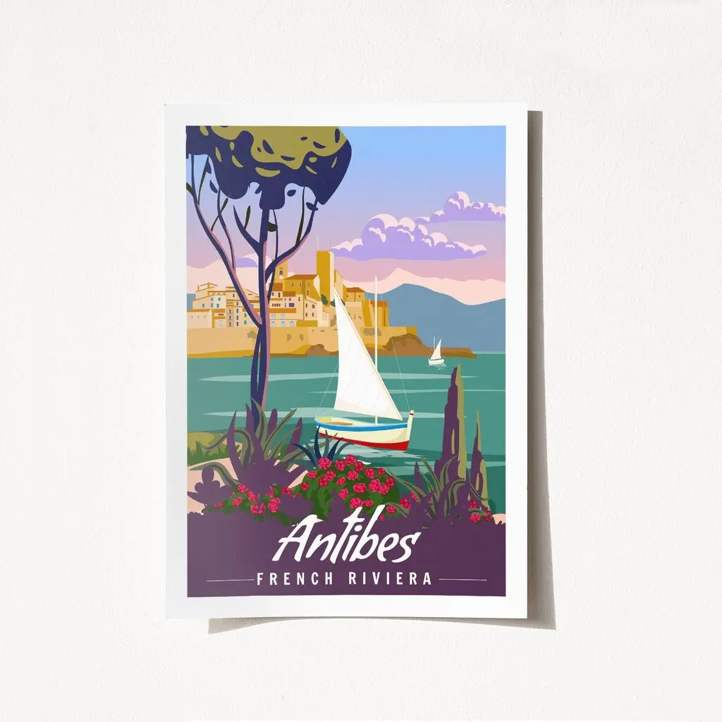 Wallity Poster Antibes-2022, 29.7x42cm
