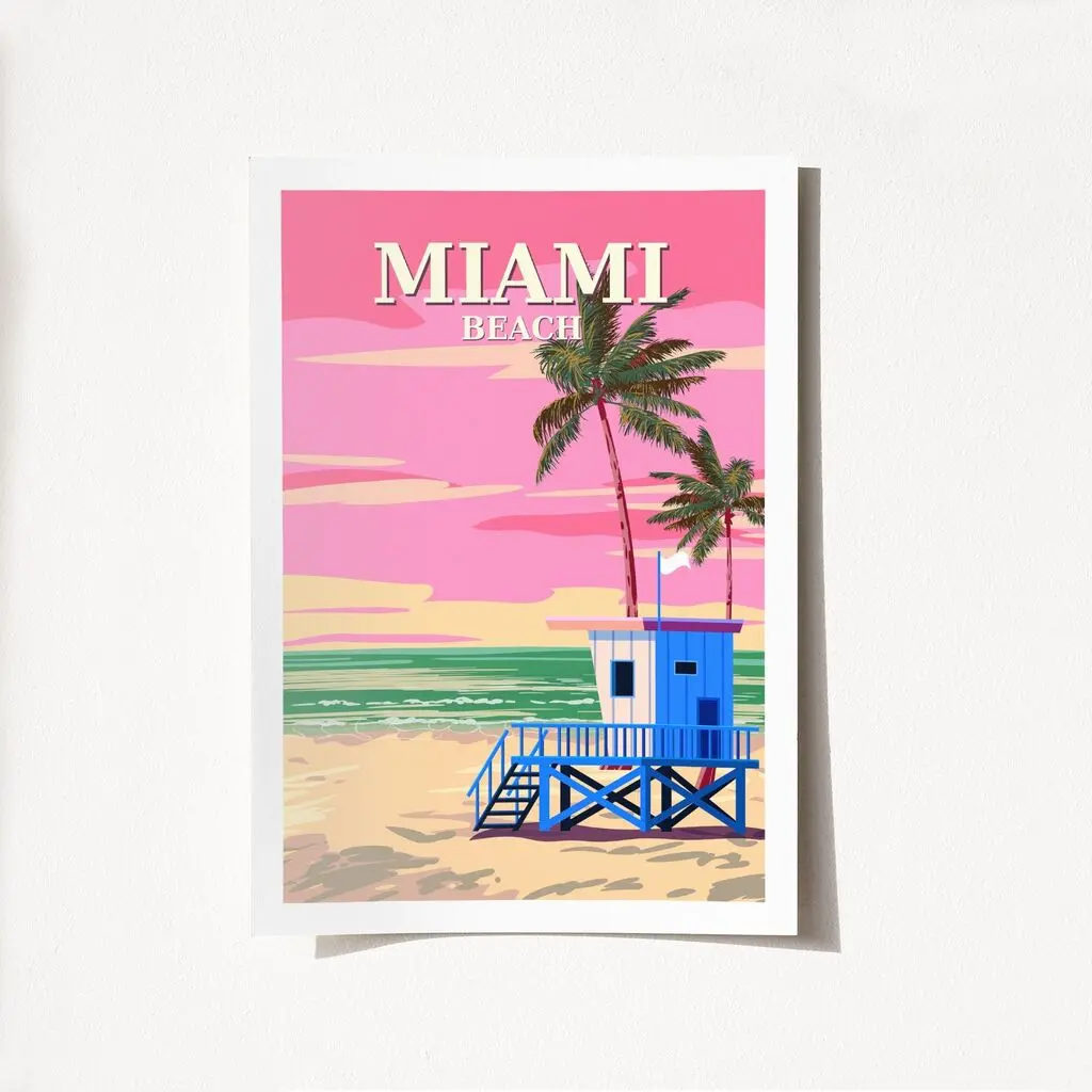 Wallity Poster Miami-2016, 29.7x42cm
