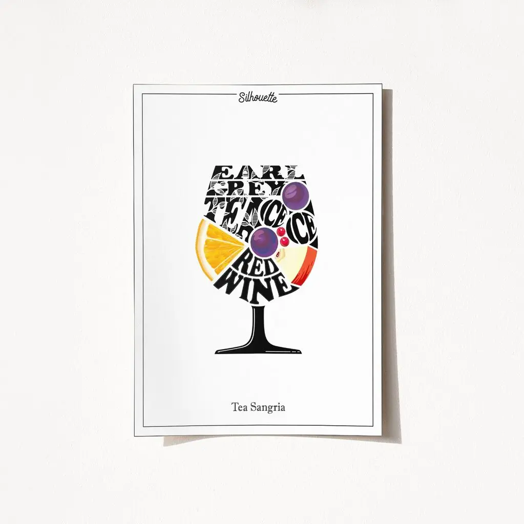 Wallity Poster Tea Sangria-2054, 29.7x42cm
