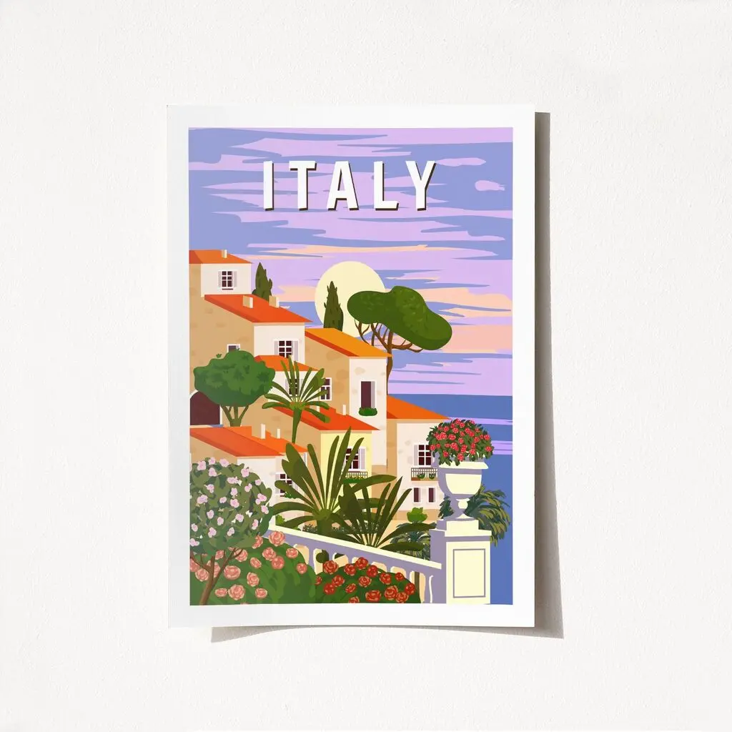 Wallity Poster Italy-2018, 21x29.7cm
