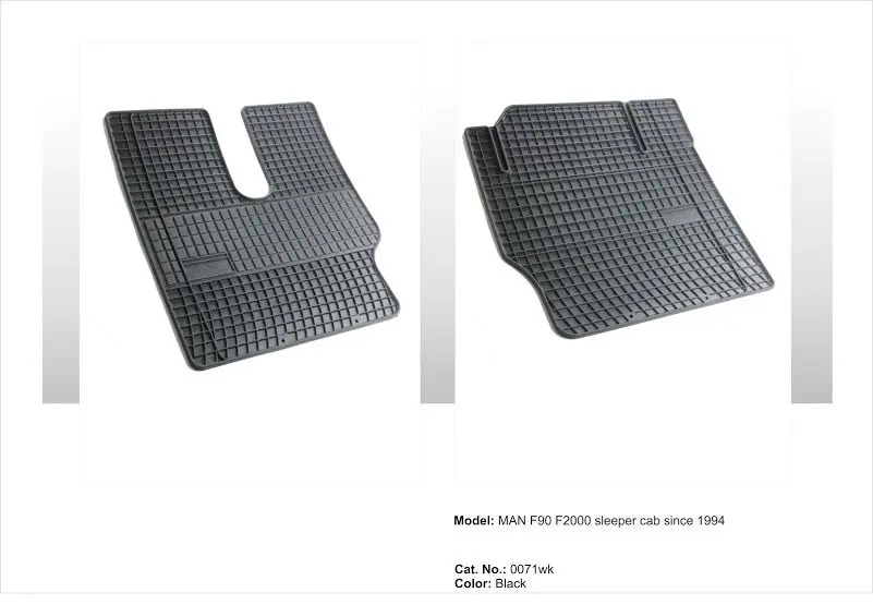 Frogum Tipske patosnice za MAN F90 / F2000 (1994+) sleep cab