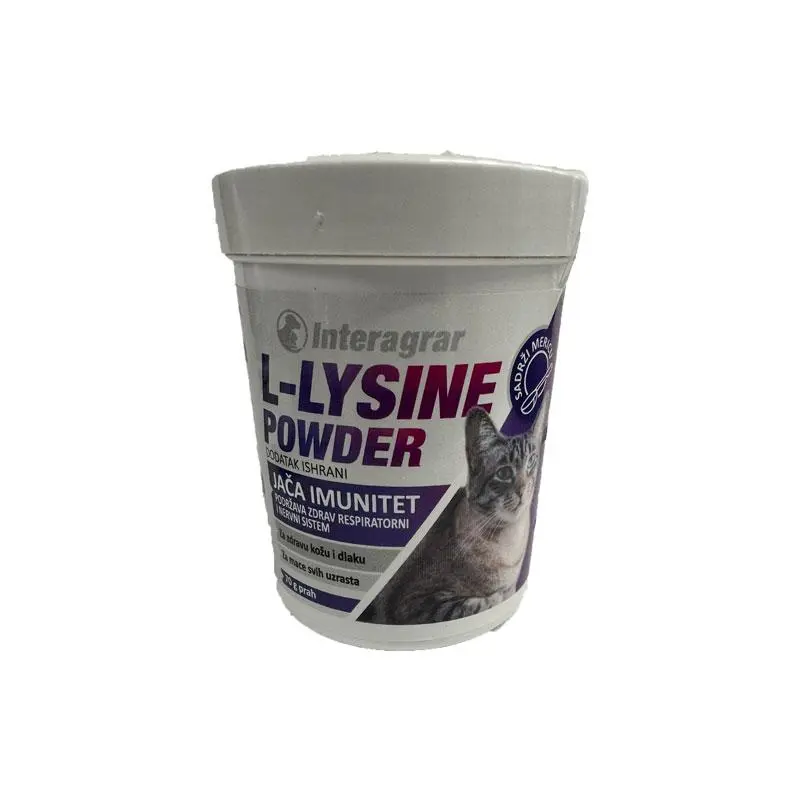 Interagrar L-lysine Prah za mačke, 70g