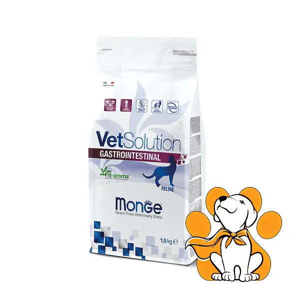 MONGE VETSOLUTION Medicinska hrana za mačke bez žitarica Gastrointestinal 1.5kg