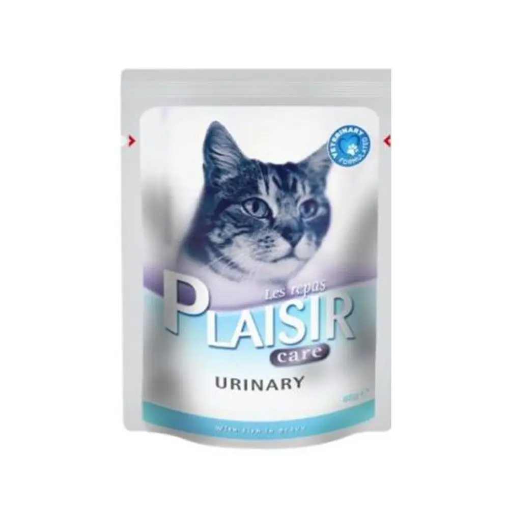 PLAISIR Sos za mačke za zdrav urinarni sistem Care Urinary riba 85g