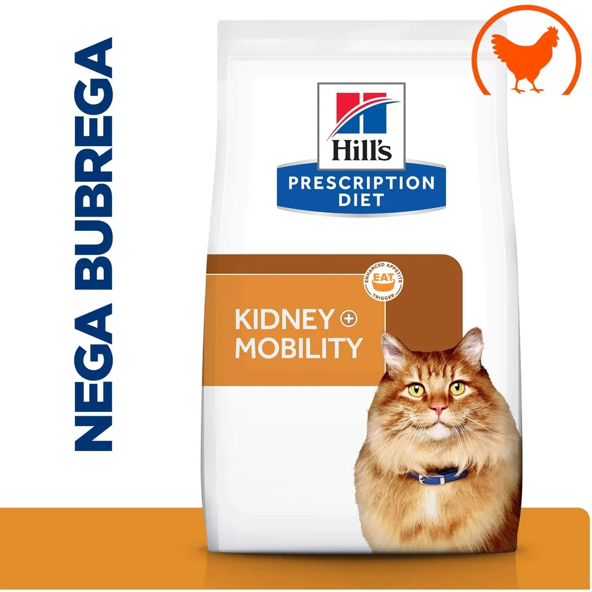 Hill's Prescription Diet Suva hrana za mačke sa hroničnim bolestima bubrega + Mobility, 1.5kg