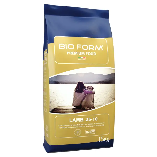 BIO FORM Premium hrana za pse sa jagnjetinom 15 kg Dog Adult 25/10