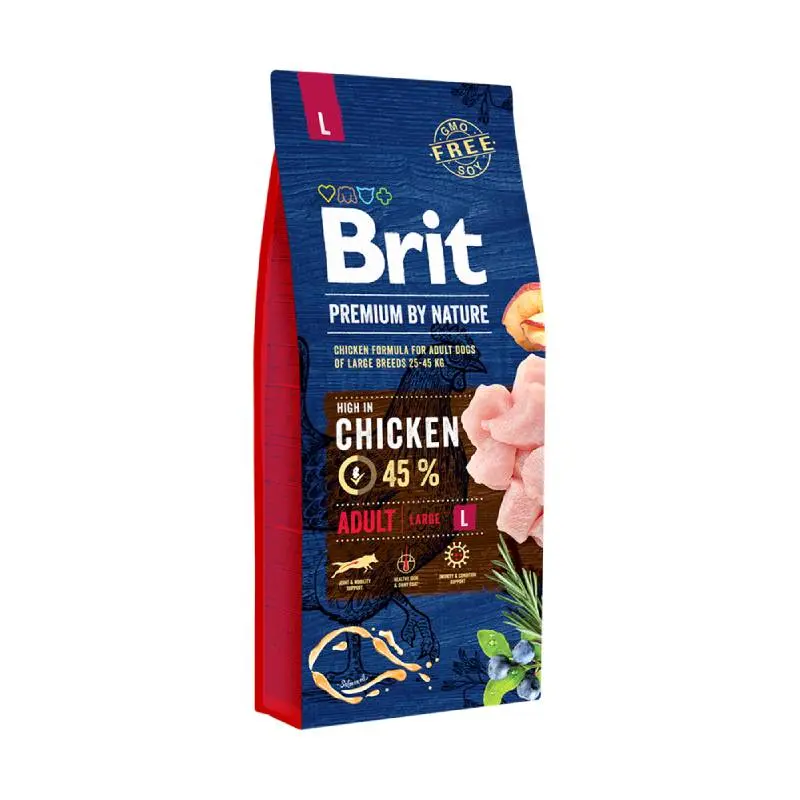 BRIT Premium by Nature Adult Large Breeds Hrana za pse, 15kg
