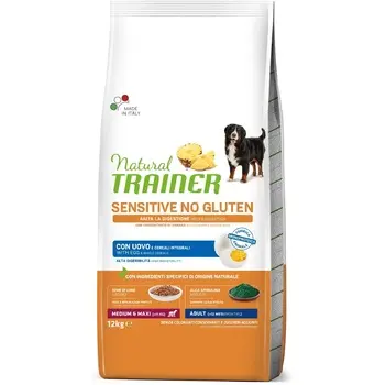 Trainer Natural Sensitive No Gluten Hrana Za Pse, Jaje, Za Odrasle Pse Srednjih I Velikih Rasa, 12kg
