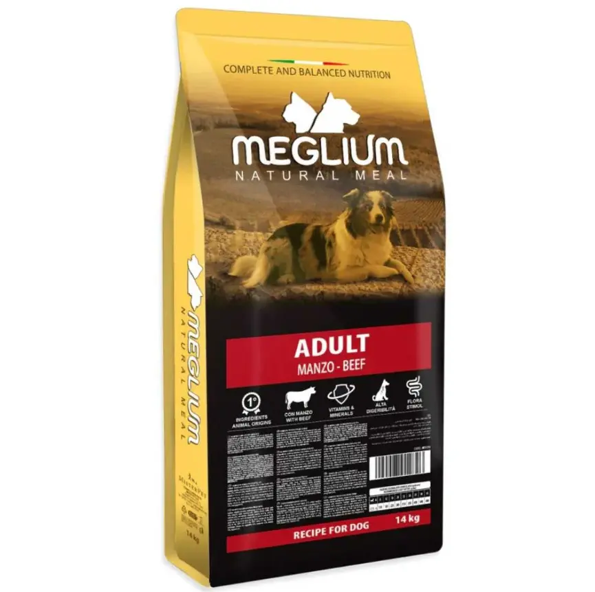 Mister pet Suva hrana za odrasle pse Meglium Adult, Govedina, 14 kg
