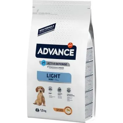 ADVANCE Hrana za odrasle pse Mini Light 1.5kg