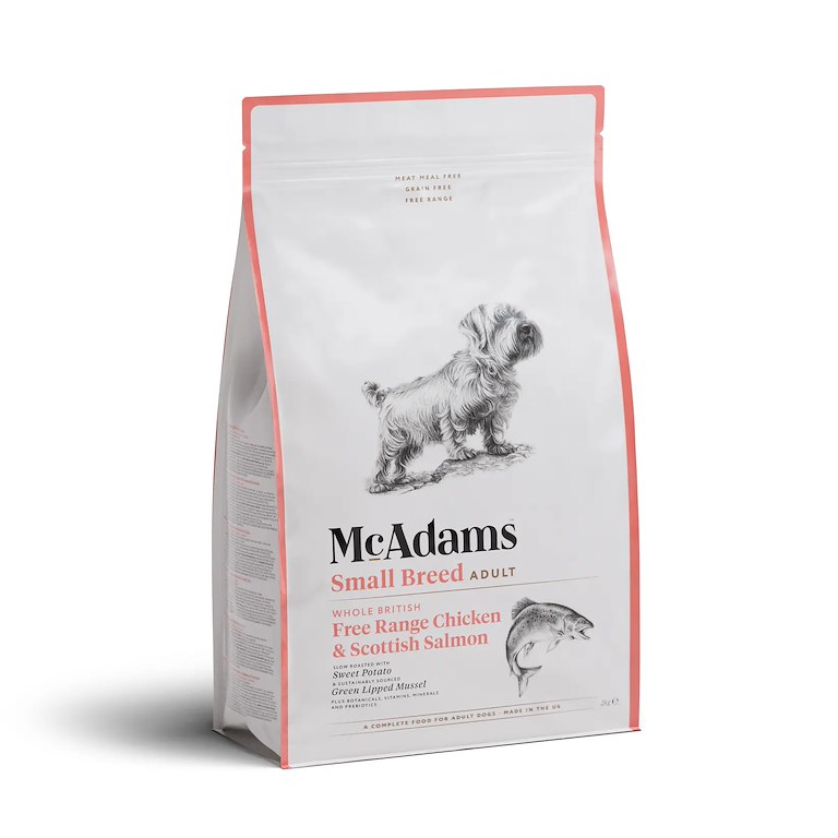 McADAMS Hrana za odrasle pse malih rasa CHICKEN/SALMON 2kg