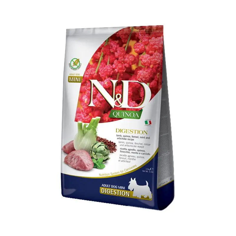 ND Suva hrana za pse Quinoa, Jagnjetina, 2.5kg