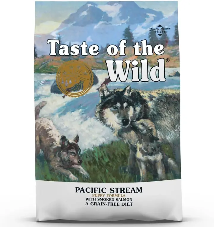Taste of the Wild Suva hrana za štence Pacific Stream formula sa dimljenim lososom, Bez žitarica, 2kg