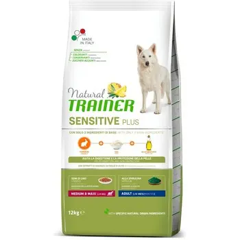 Trainer Natural Sensitive Plus Hrana Za Pse, Zečetina, Za Odrasle Pse Srednjih I Velikih Rasa, 12kg