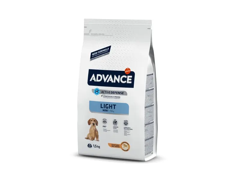 ADVANCE Suva hrana za pse Mini Light, Piletina, 1.5kg