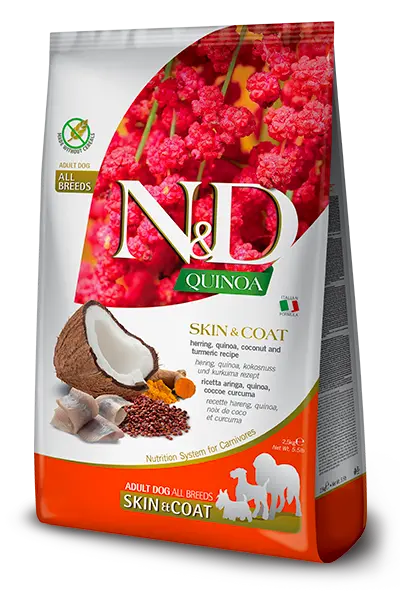 N&D Suva hrana za pse sa ukusom haringe, kinoe, kokosa i kurkume 7kg