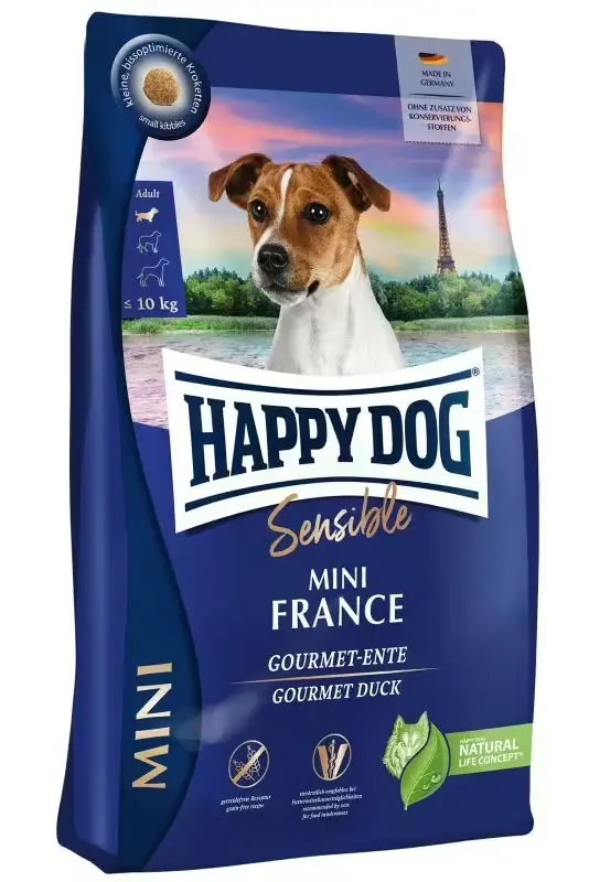 HAPPY DOG Suva hrana za pse Mini France, Pačetina i krompir, 4kg