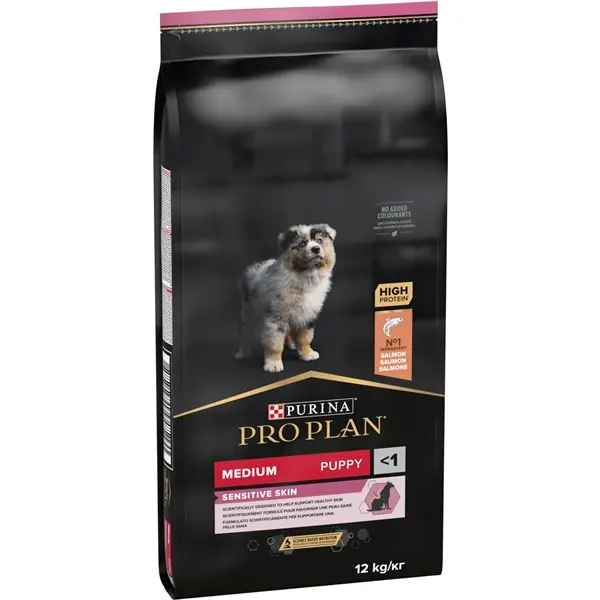 PURINA PRO PLAN Hrana za štence srednje veličine sa osetljivom kožom Losos 12kg
