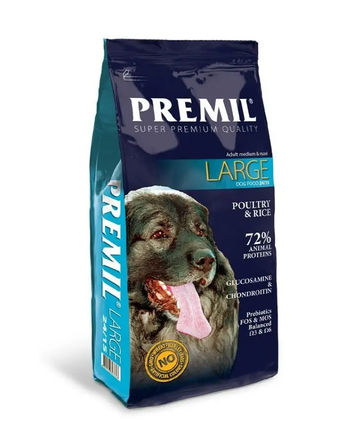 PREMIL Suva hrana za pse Large, 0.9kg