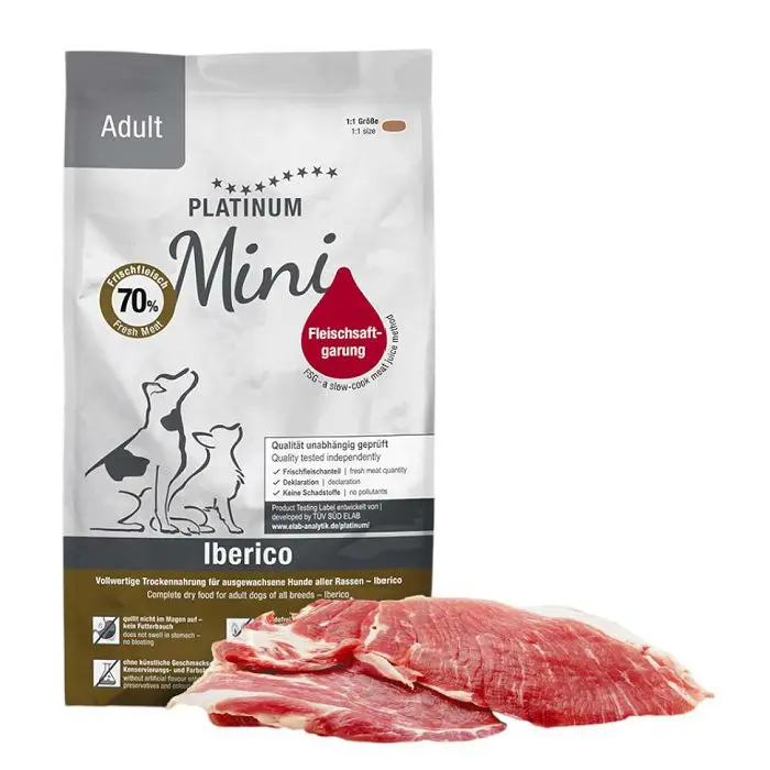 PLATINUM Sočna suva hrana za odrasle pse malih rasa sa iberico mangulicom Mini Iberico&Greens 900g