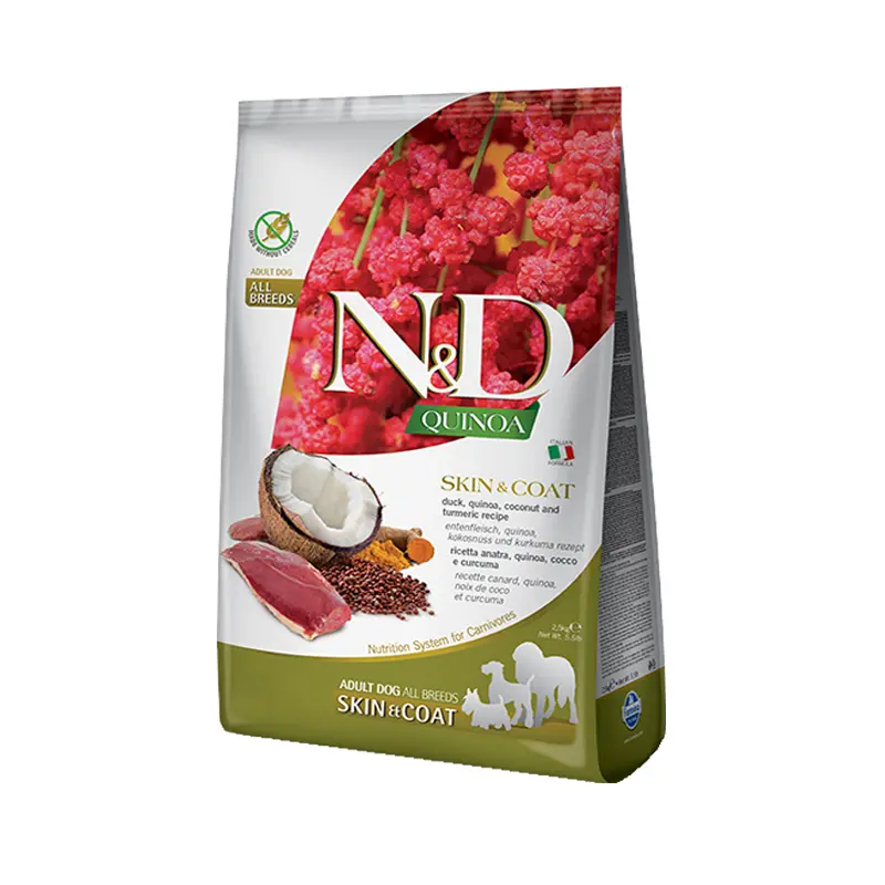 ND Suva hrana za pse Quinoa, Pačetina, 2.5 kg