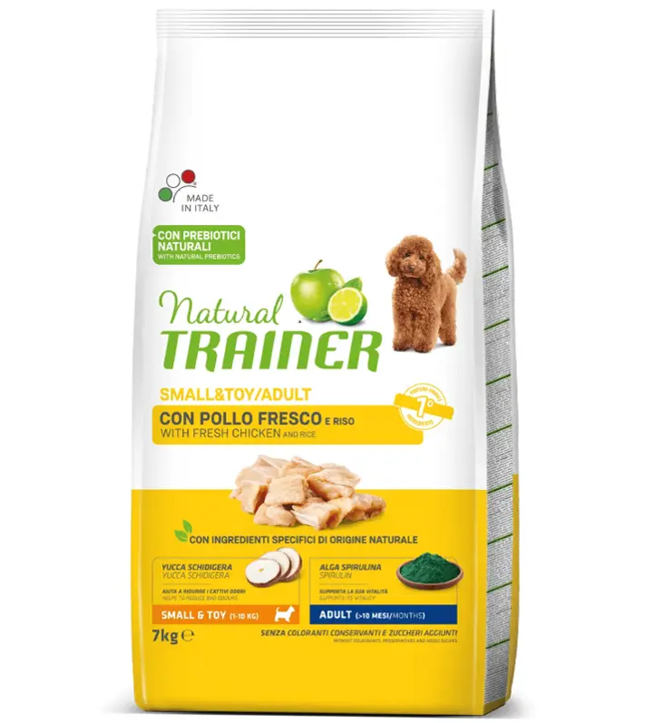 Natural Trainer Suva hrana za male i toy odrasle pse, Govedina i pirinač, 7kg