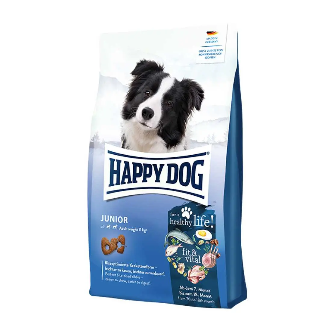 HAPPY DOG Junior Fit&Vital Hrana za mlade pse za zdrav rast, 1kg