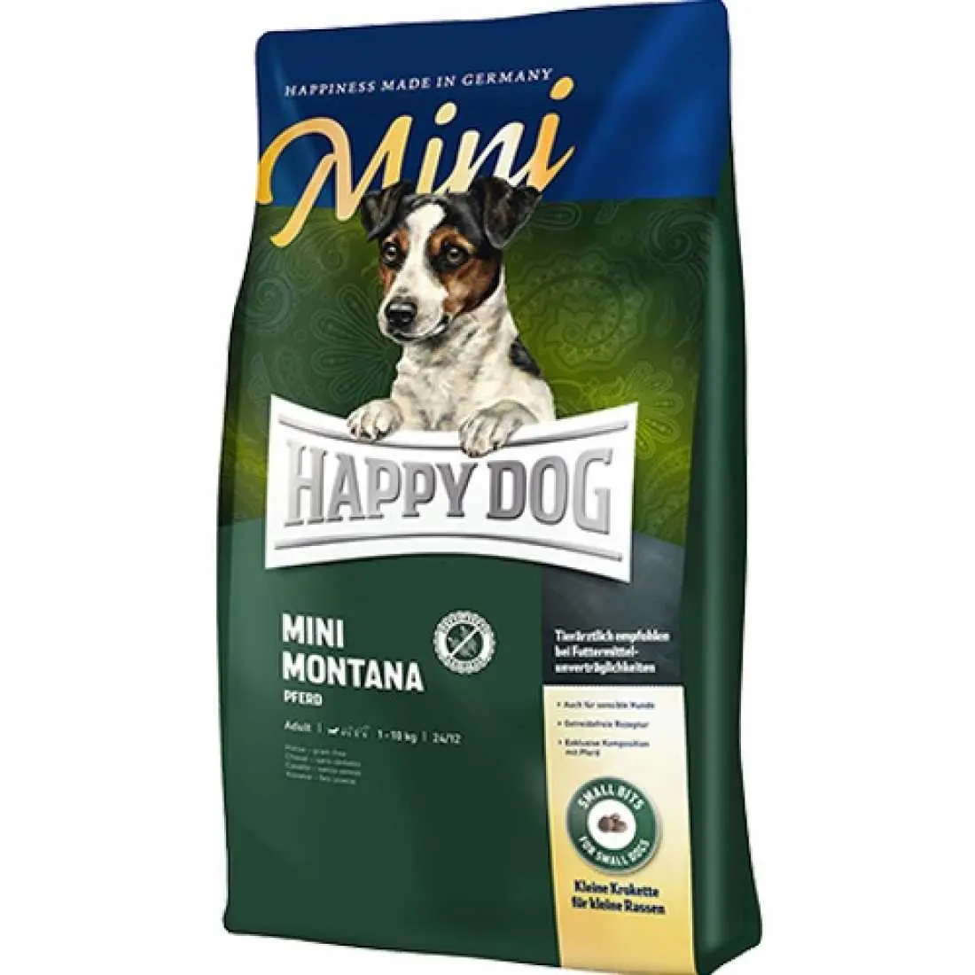 HAPPY DOG Sensible Mini Montana Horse Hrana bez žitarica sa konjetinom, 800g
