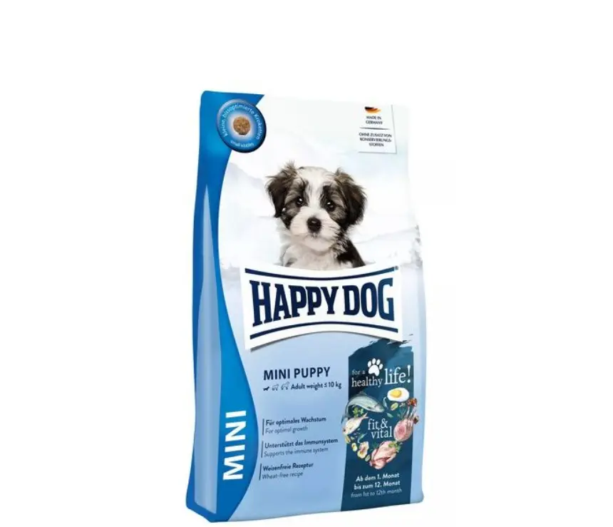 HAPPY DOG Fit&Vital Mini Puppy Lako svarljiva hrana za štence malih rasa, 4kg