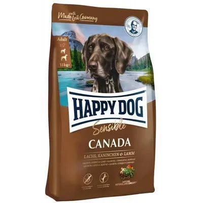 HAPPY DOG Sensible Canada Salmon, Rabbit & Lamb Hrana za odrasle pse, 11kg