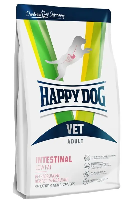 HAPPY DOG Hrana sa smanjenjim procentom masti Vet Diet Intestinal Low Fat, 1kg