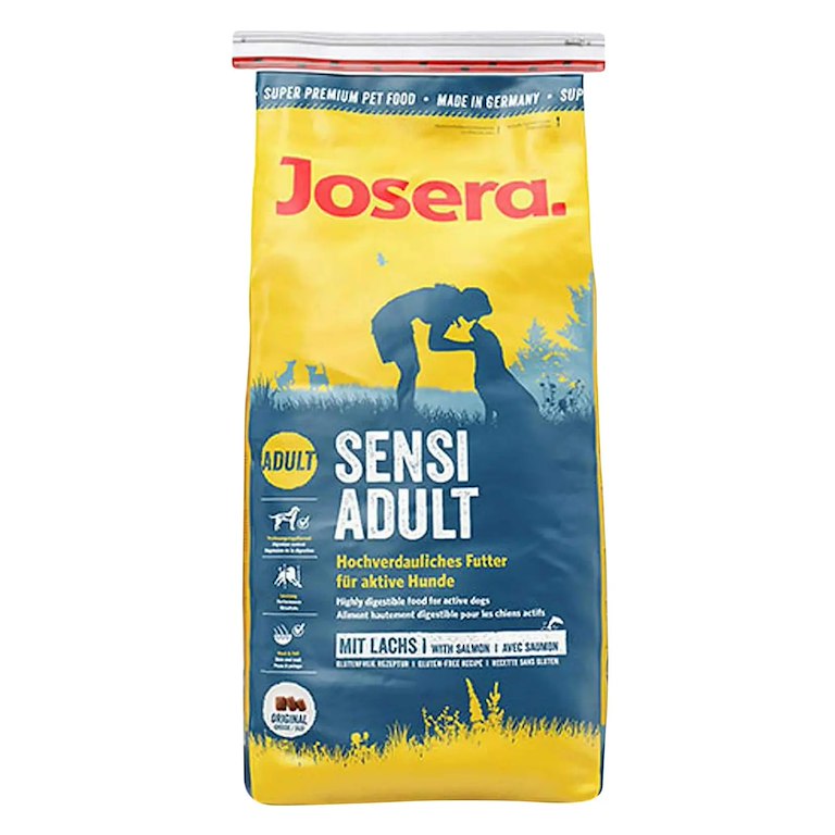 JOSERA Kompletna dehidrirana hrana za digestivnu toleranciju Sensi adult, 12.5 kg