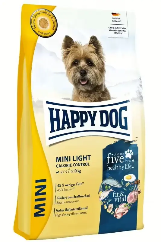 HAPPY DOG Mini Light Fit&Well – Suva Hrana za male rase 4kg