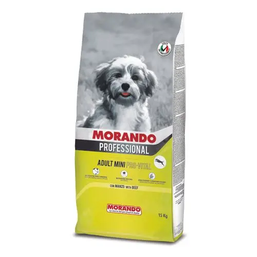 MORANDO Hrana za male rase pasa Mini Pro Vital, Govedina, 15kg