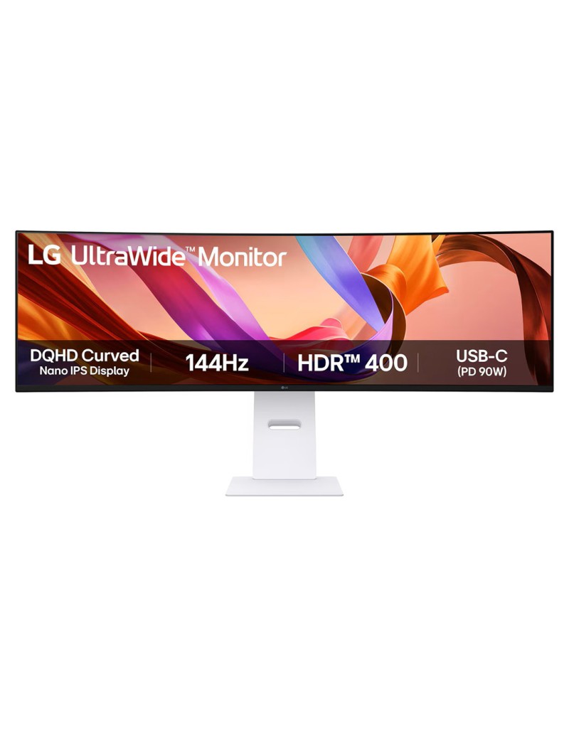 LG 49U950A-W UltraWide Dual QHD 144Hz HDR Nano IPS Curved 49" Monitor