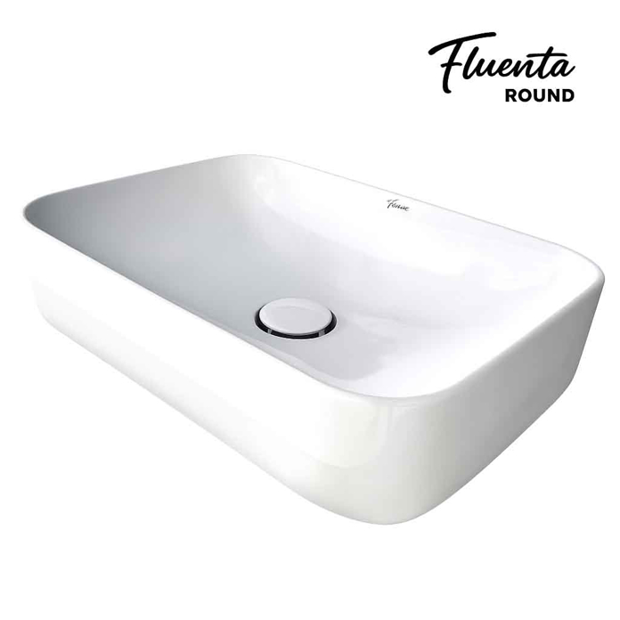 Lavabo Fluenta Round nadgradni 615x360 mm