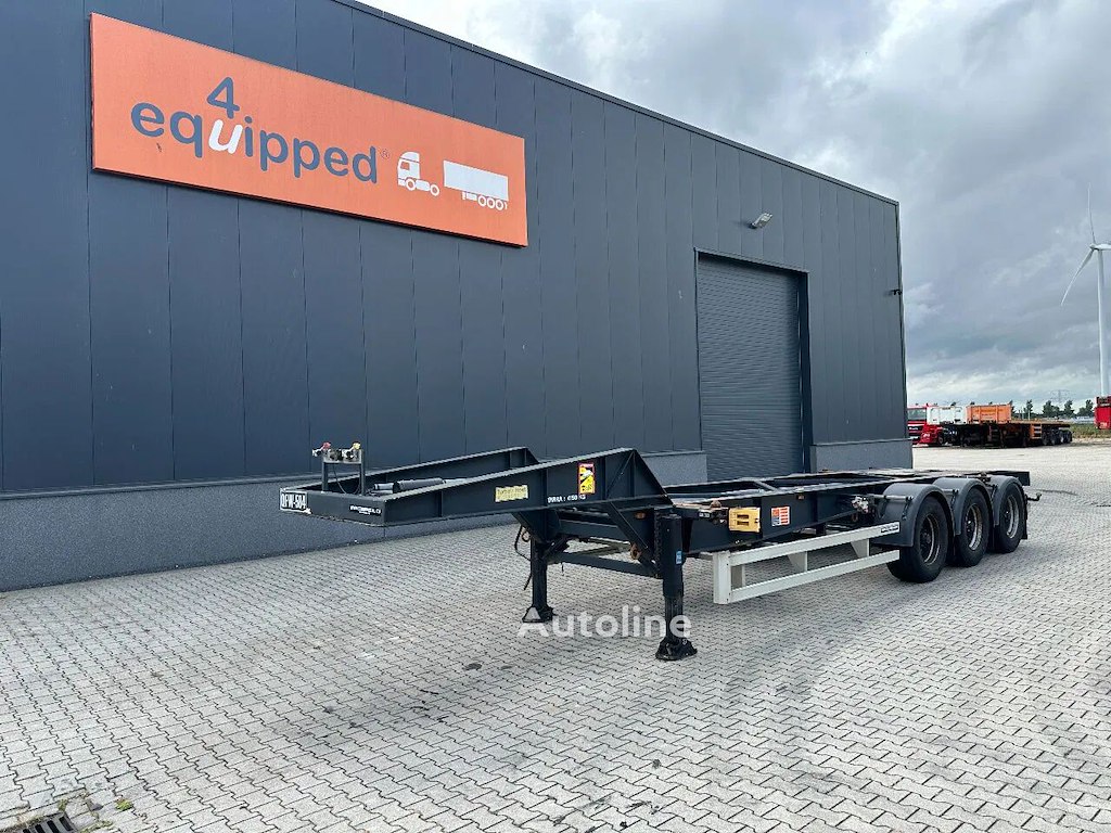 Turbo Diversen Turbo's Hoet 20FT HC GOOSENECK ADR CHASSIS, BPW + DISC, poluprikolica za prevoz kontejnera
