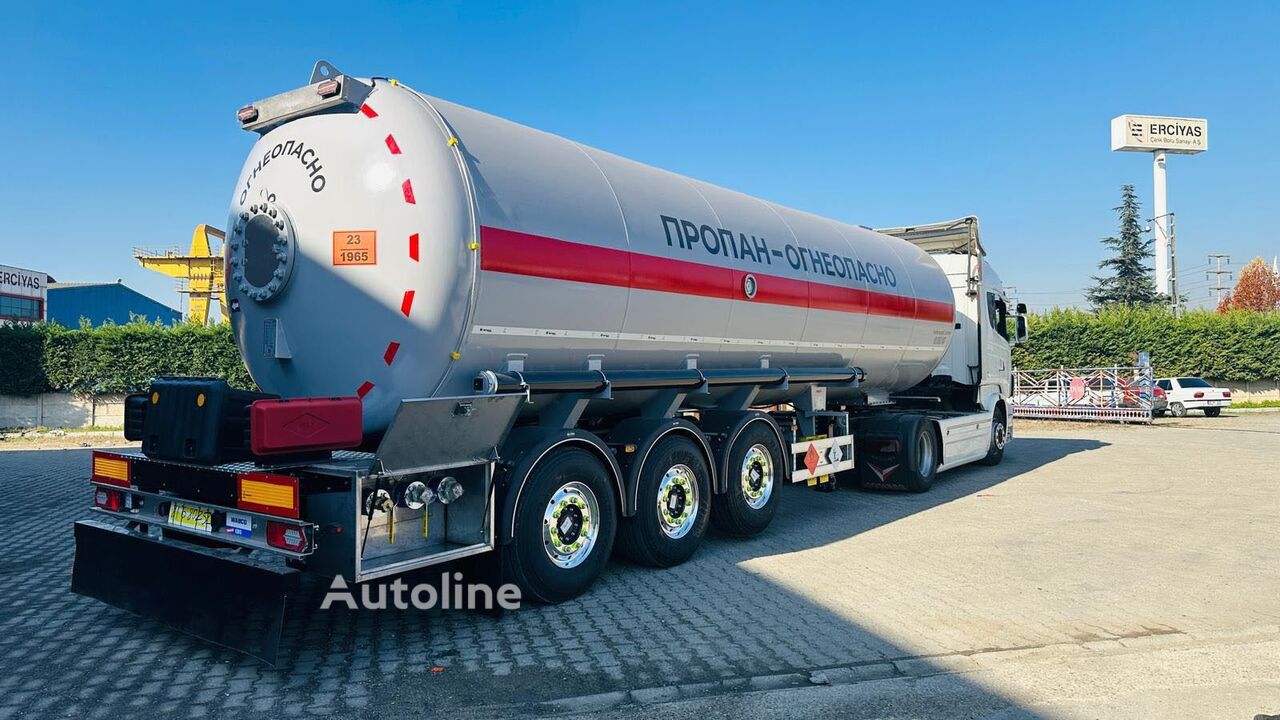 Nova Ness Makina 3 axl LPG Propan Tank Semi-Trailer for transporting Gas poluprikolica cisterna za gas