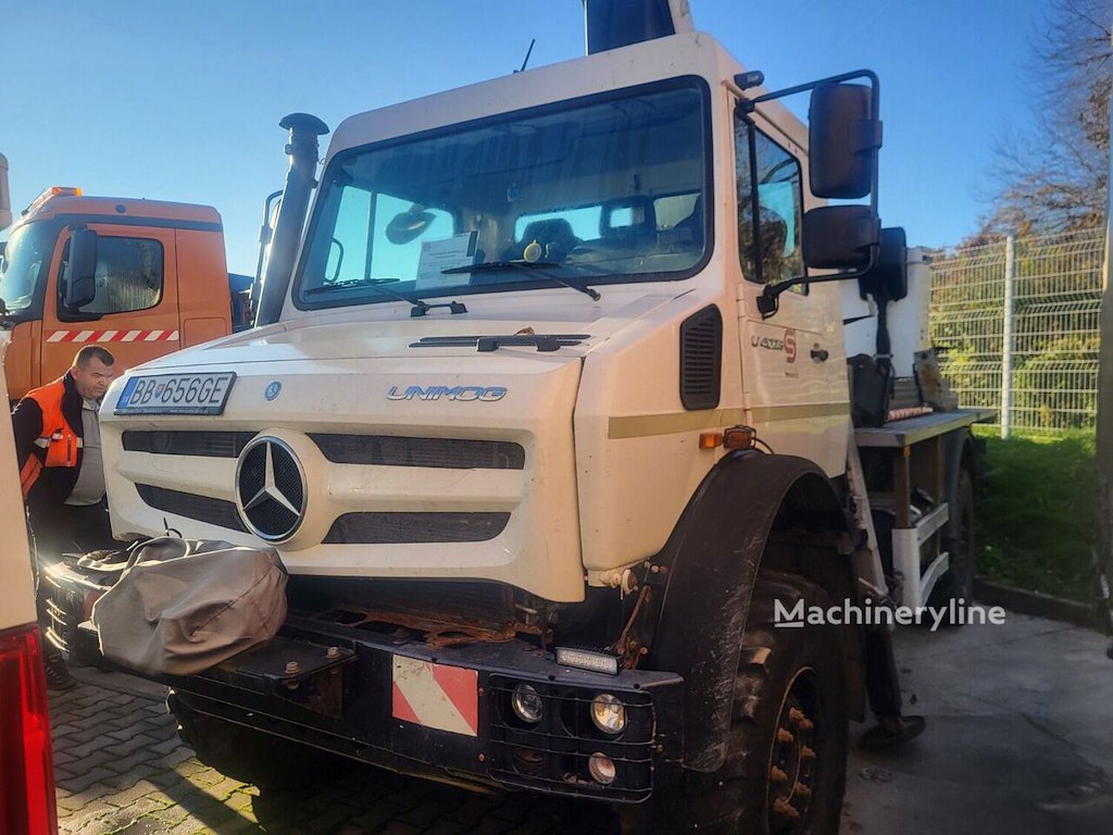 Prodaje se Mercedes-Benz UNIMOG U4023 4X4 + MP 18 auto dizalicu s korpom na aukciji