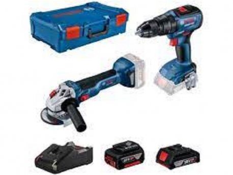 BOSCH PROFESSIONAL akumulatorski set orodja GWS 18V-10 + GSB 18V-50 0615990M9K