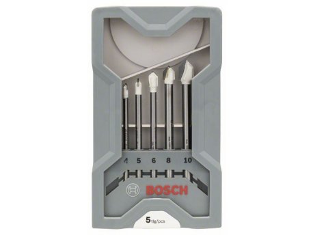 BOSCH 5-delni set burgija za pločice CYL-9 Ceramic 2608587169, 4,0; 5,0; 6,0; 8,0; 10,0 mm