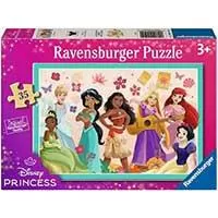 Slagalica puzzle za decu 35 delova Disney Princess Girl power Ravensburger 12004145