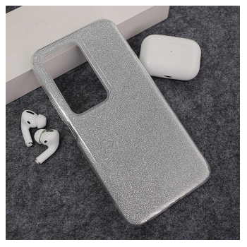 Maska Crystal Dust za Xiaomi Redmi 15 4G (171 mm) srebrna