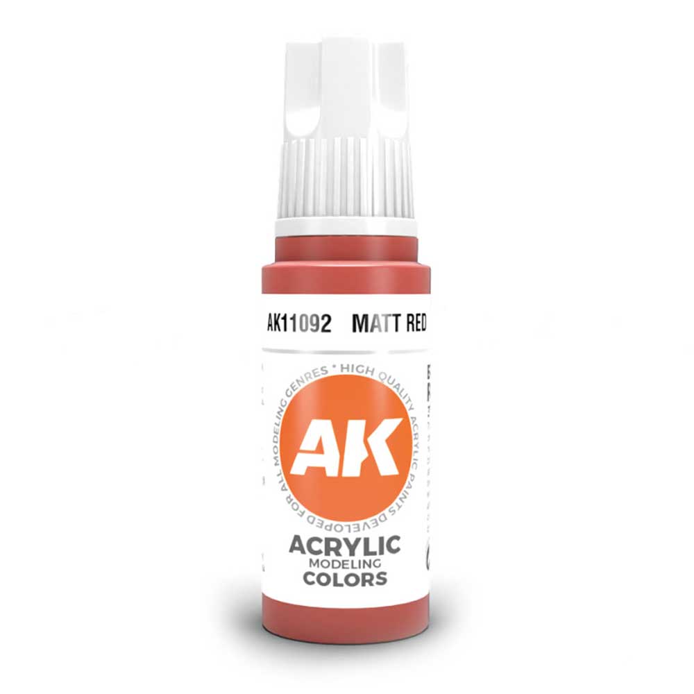 3GEN Acrylic Matt Red 17ml